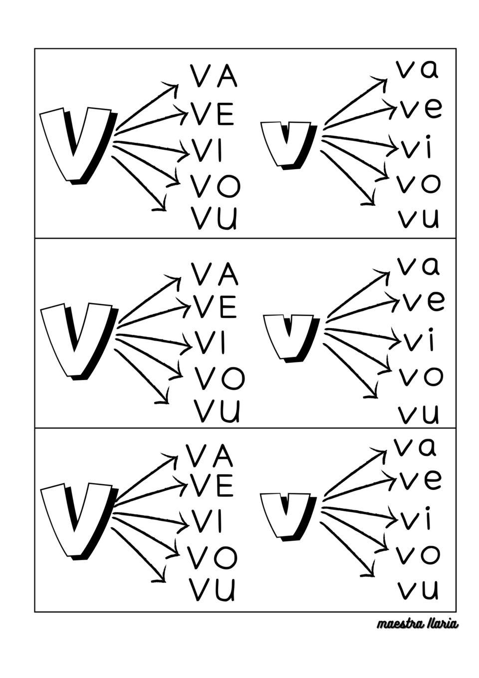 Le consonanti B - V - Z - maestra Ilaria