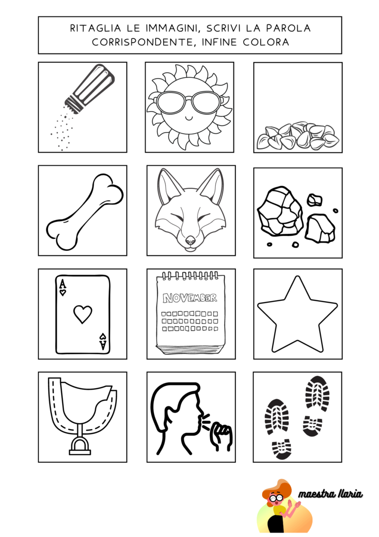 Le consonanti N - S - R - maestra Ilaria