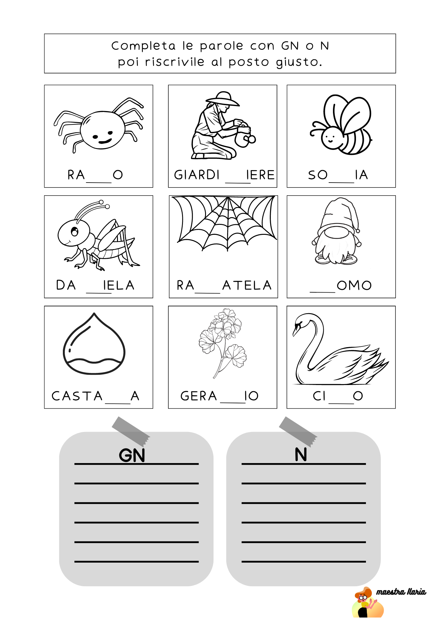 GN o N - maestra Ilaria