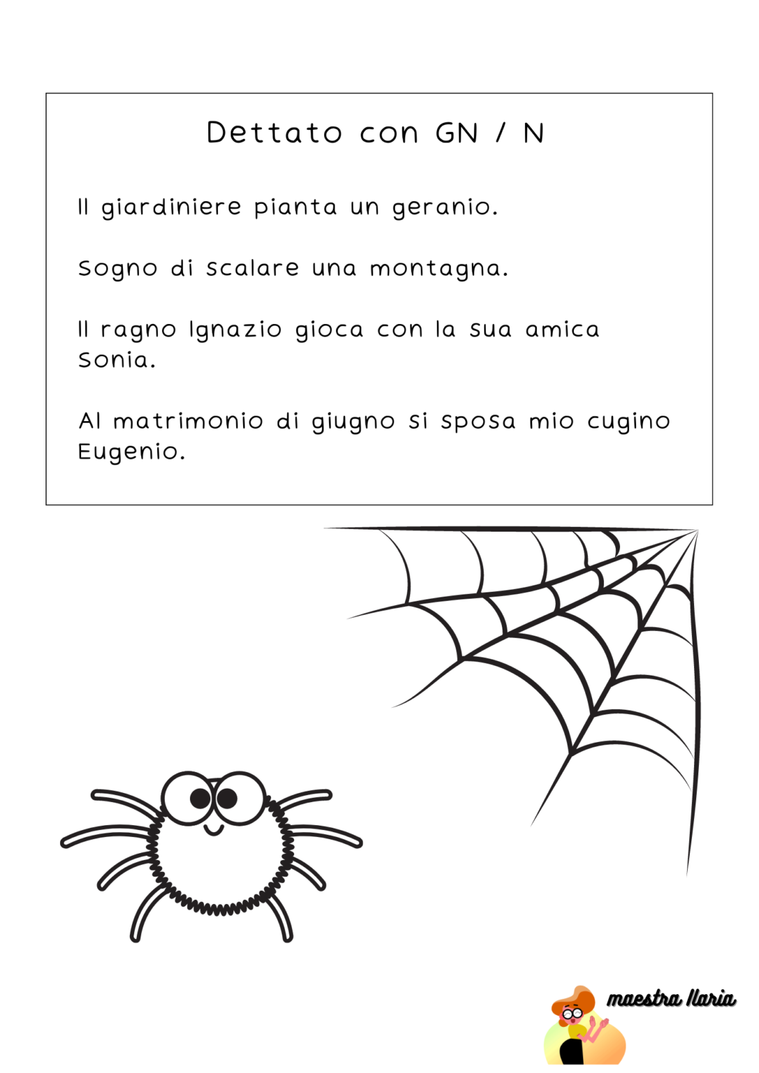 GN o N - maestra Ilaria