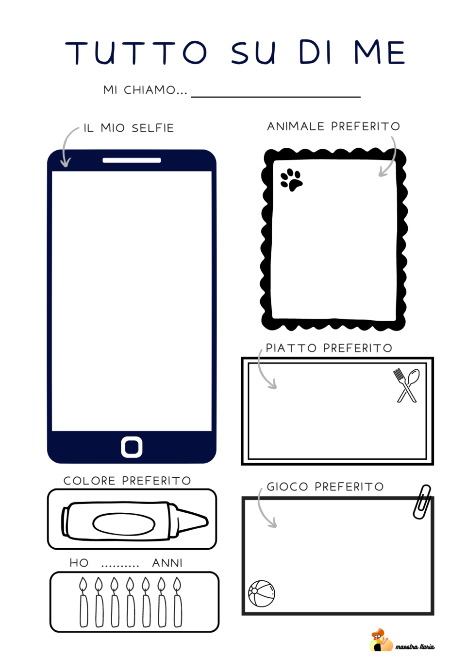 Accoglienza classe: giochi e attività - maestra Ilaria