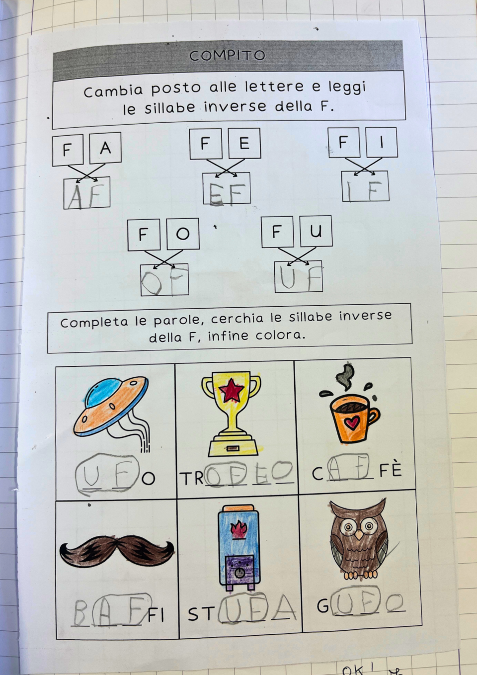 Le consonanti D - P - F - maestra Ilaria