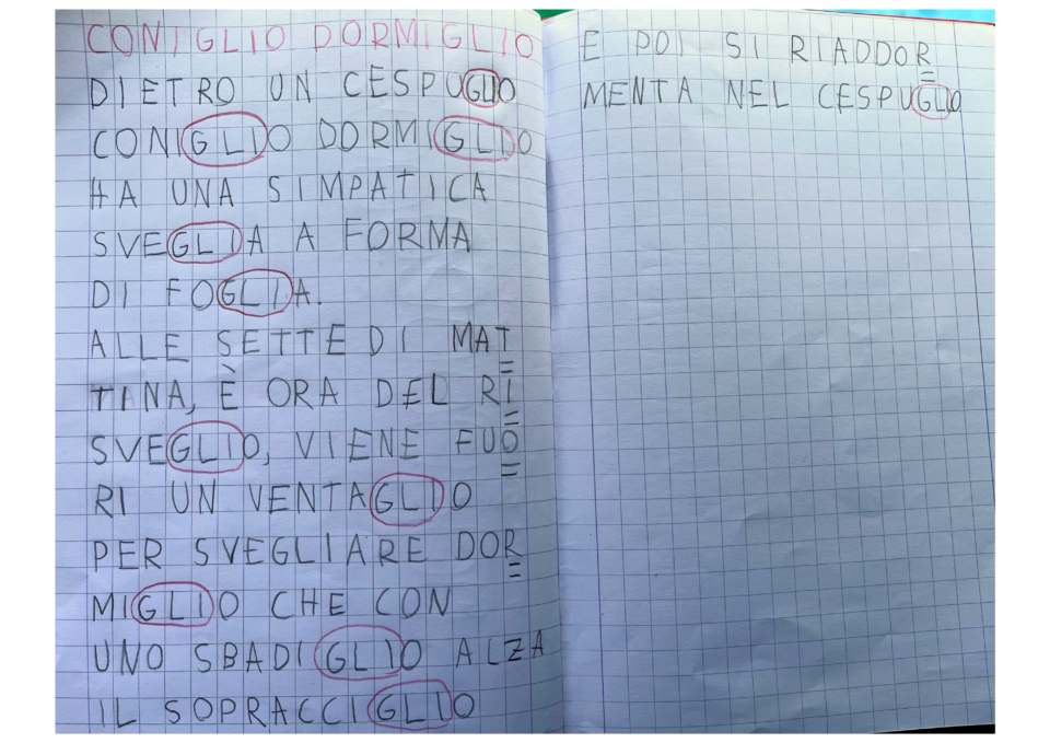 Il gruppo GL - maestra Ilaria