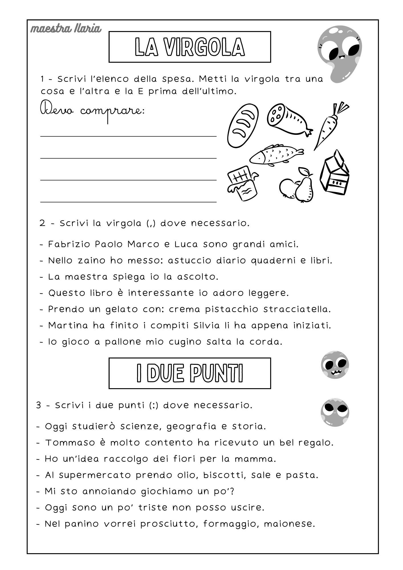 La punteggiatura - maestra Ilaria