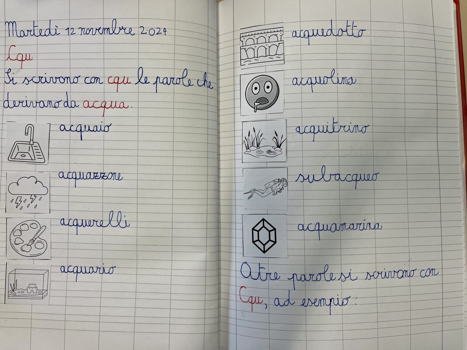 QU - CU - CQU - maestra Ilaria