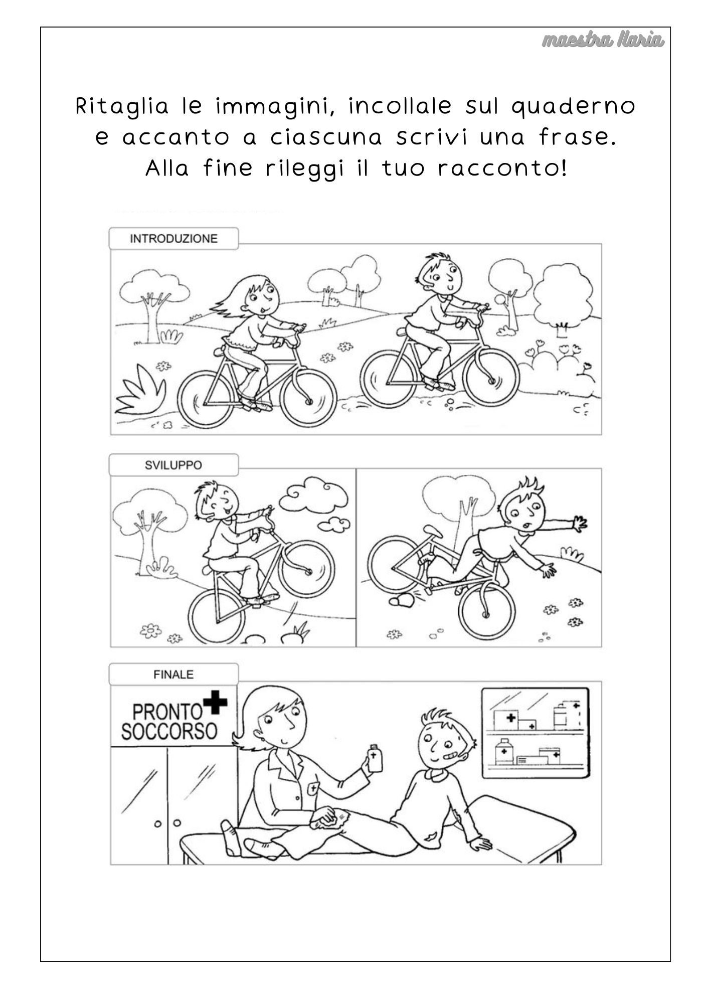 Scrivere un racconto - maestra Ilaria