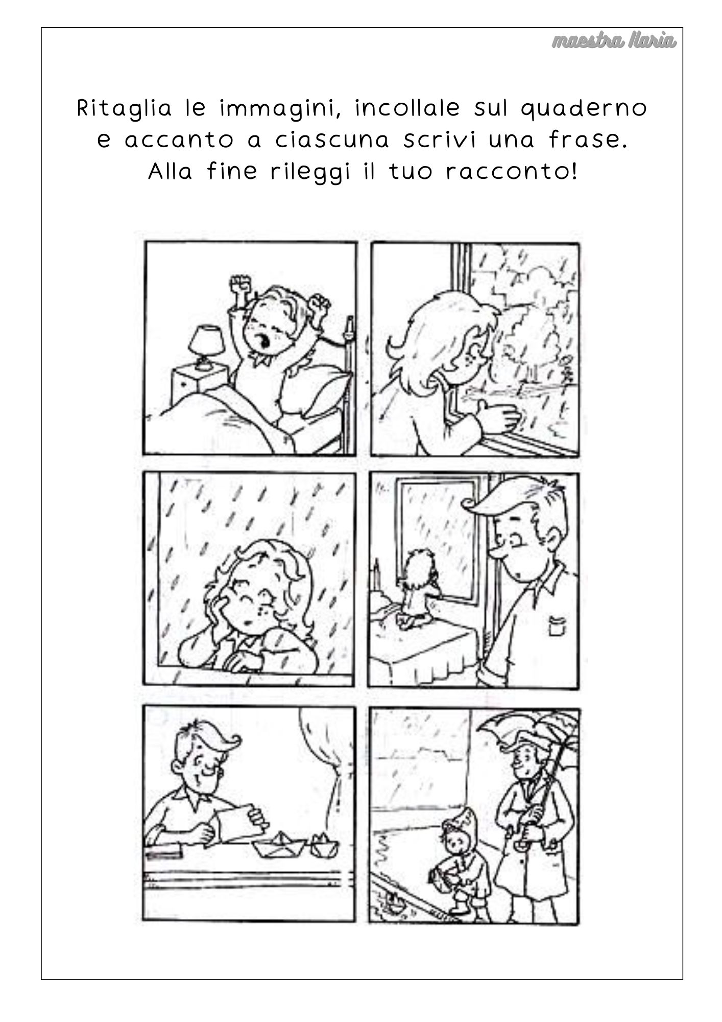 Scrivere un racconto - maestra Ilaria