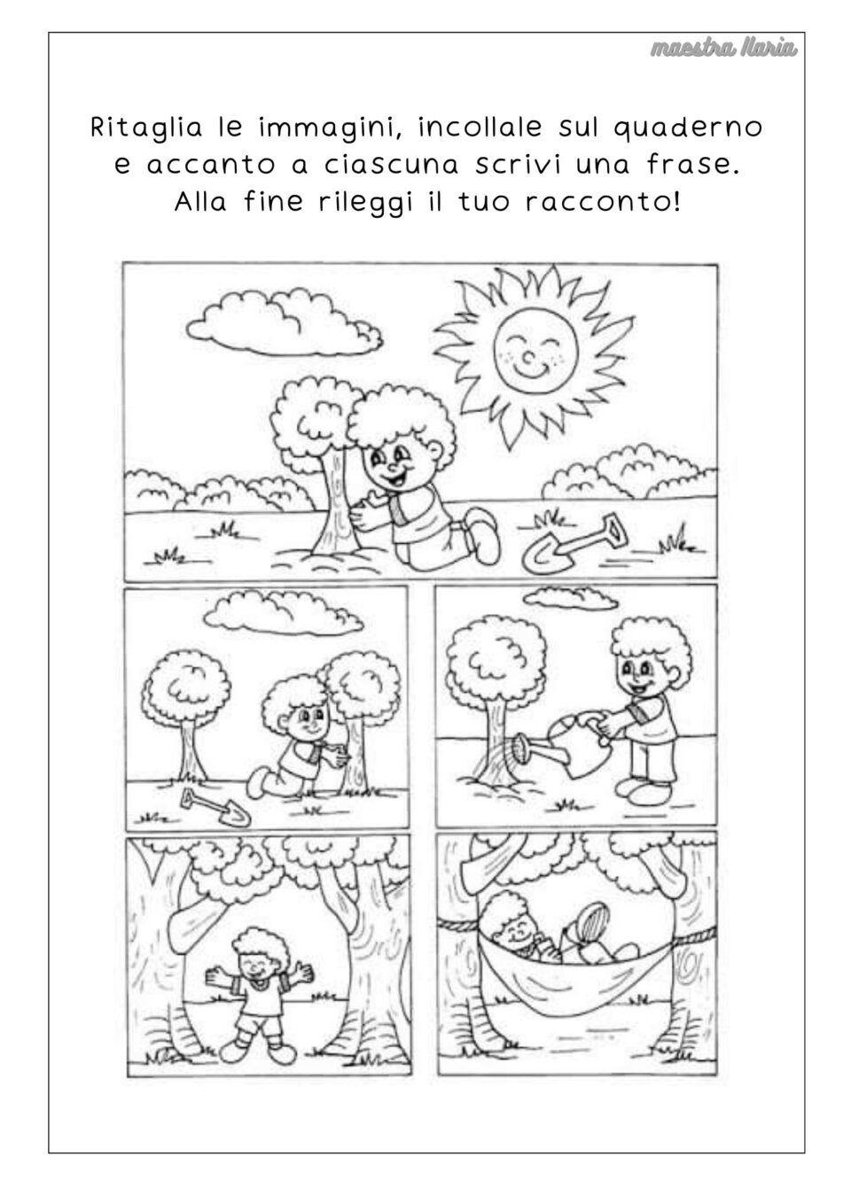 Scrivere un racconto - maestra Ilaria